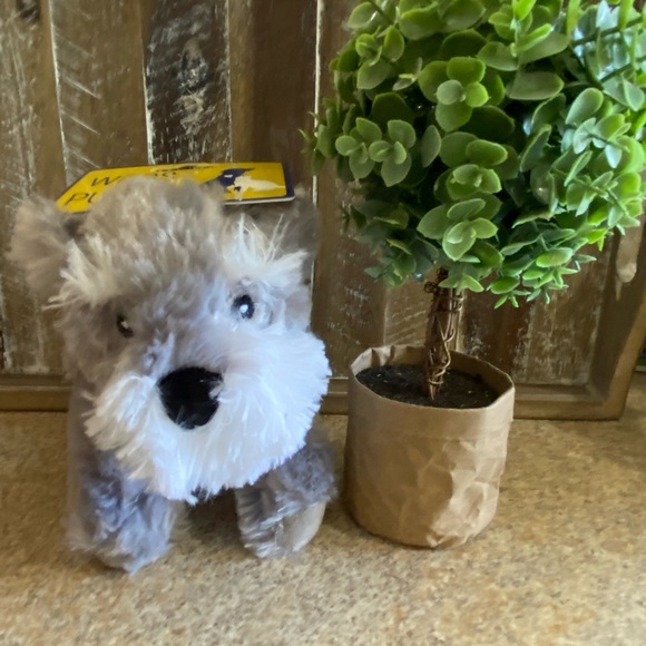 Kellytoy | Dog | Kellytoy Wags And Purrs 75 Tall Schnauzer Plush Puppy ...